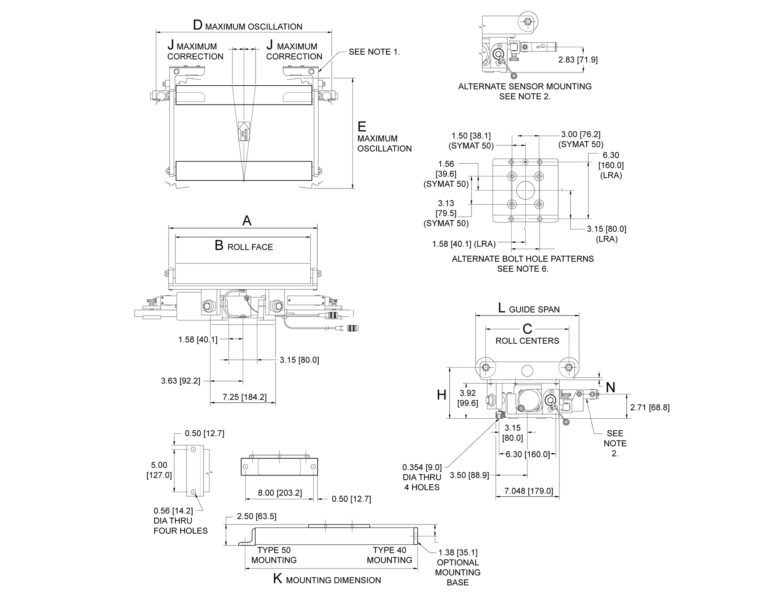 Fife Symat 50 Offset Pivot Guide | Aldus Tronics